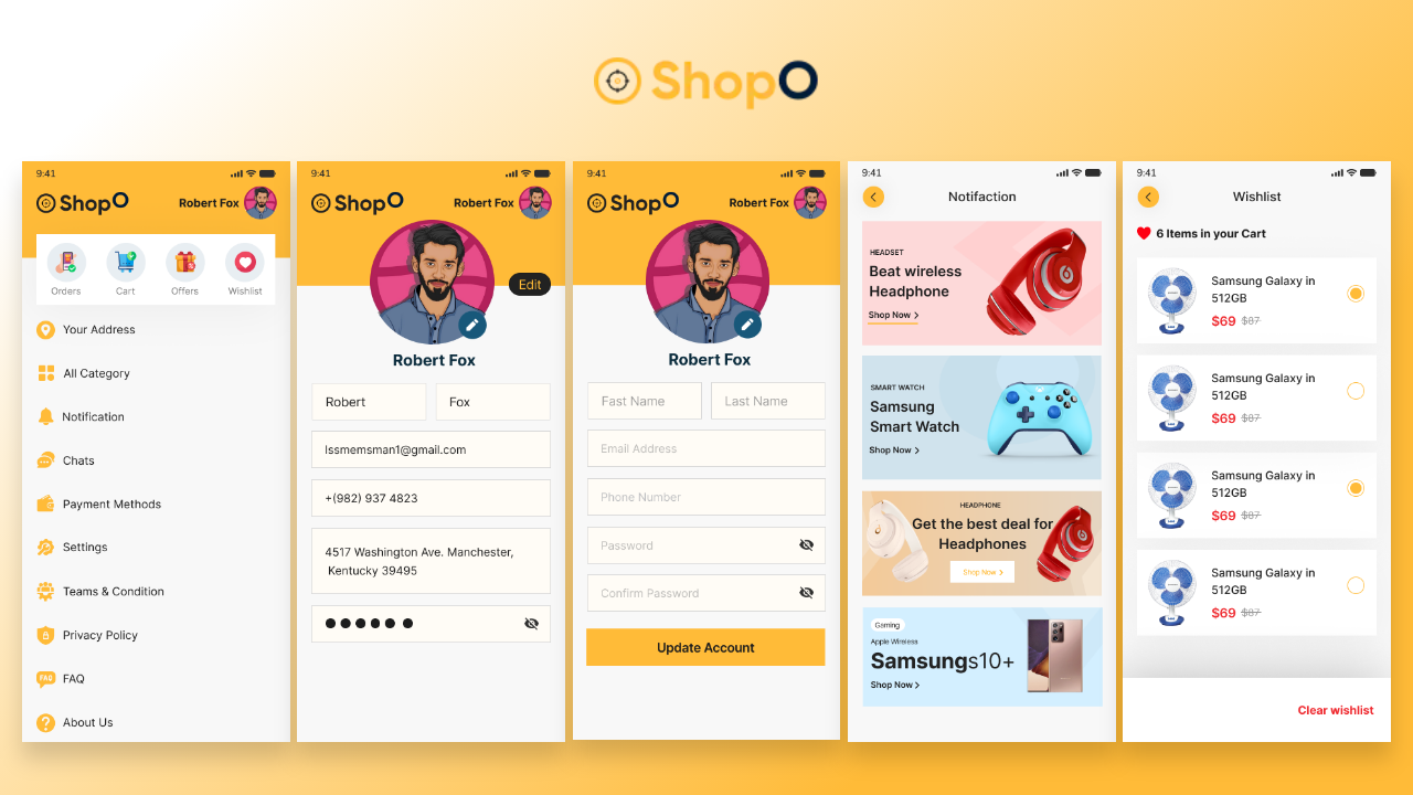 ShopO - Flutter eCommerce App Ui Kit by QuomodoTheme | CodeCanyon